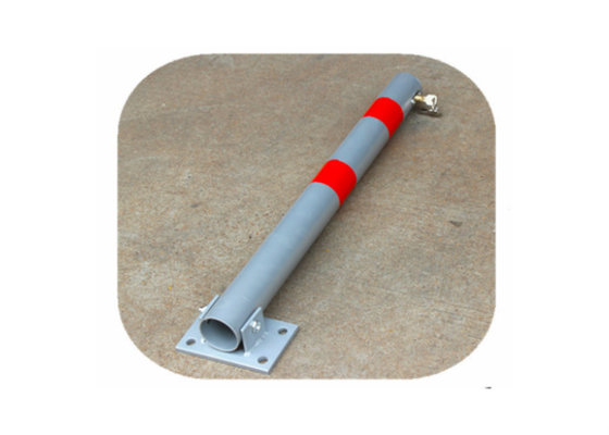Manual Parking Lot Barriers , Car Parking Device High Reflective Stripes