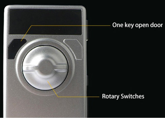 HD Speaker Smart Glass Door Lock Emergency Charging Micro USD Remote Control