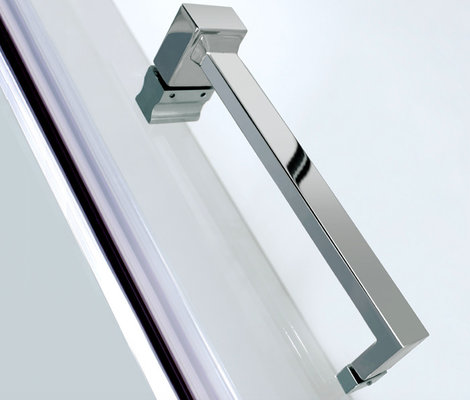 Enclosure Design Glass Door Handles Durable For 8 / 10mm Thickness Glass Door
