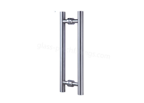 304 201 SS Glass Door Handles Abrasion Resistance For Office / Bathroom
