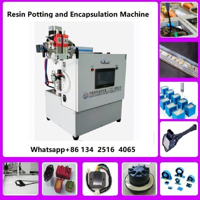 Automatic PU Adhesive Epoxy Resin Potting Machine AB Glue Mixer Two Component Filling Dispenser Glue Mixing Machine