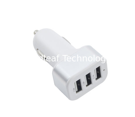 Shenzhen factory supply Aluminium frame 3 USB car charger phone tablet chargers