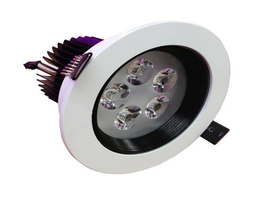 High Power Round Dimmable LED Recessed Ceiling Lights 5x1W High Brightness