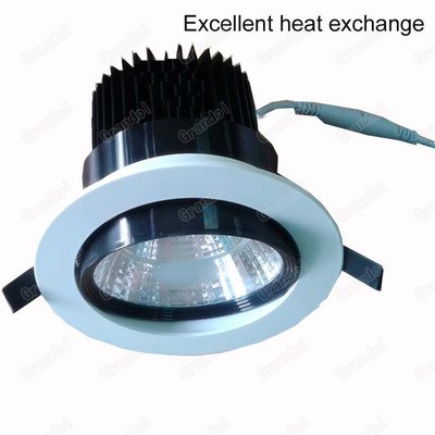 COB LED  Recessed Downlight 20W 30W Adjustable Angle For Lotte Shop Brightness Lamp