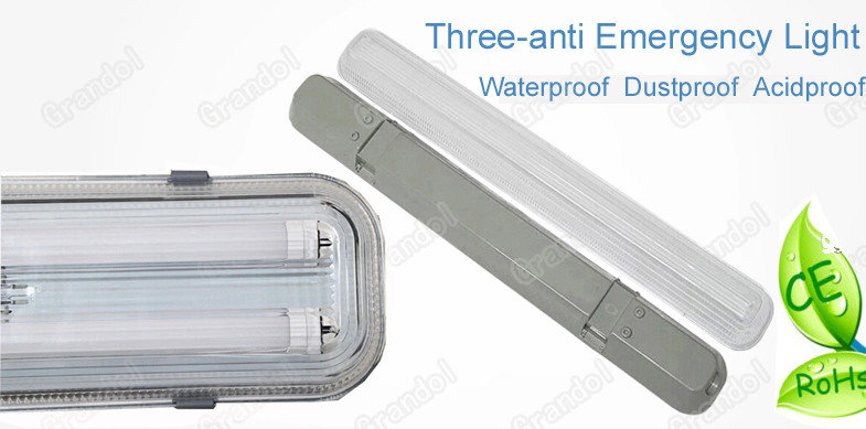 4Ft LED Tube Three-anti Led Light Waterproof Housing T8 Cabinet Suspended Ceiling Lamp