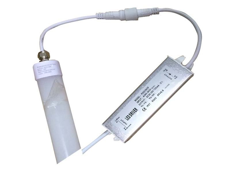 IP65 Waterproof T8 LED Tubes Lamp High Brightness with External Isolated LED Driver