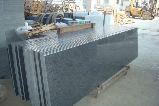Natural Grey Granite Countertop Tiles 24x24 Surface Polished Design