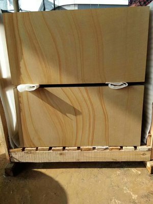 Residential Sandstone Paving Stones , Autumn Brown Indian Sandstone