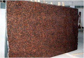 Carmen Red Granite Stone For Kitchen Grooved Surface Finishing