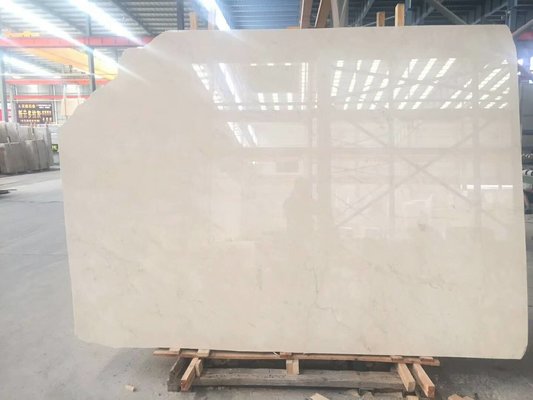 White Altman Marble Slab Flooring Customized Shape CE Certification