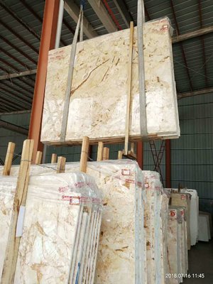 Residential Golden Marble Wall Tile Bathroom Temple Designs For Home
