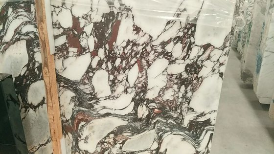 Engineering Violet Marble Stone Tile , Unpolished Marble Floor Tiles