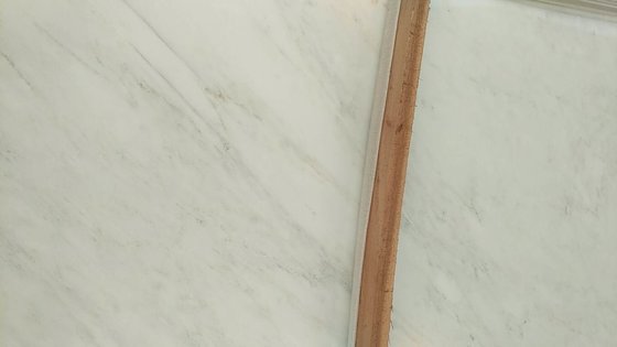 White Cleaning Marble Countertops Beveled  Processed Edge OEM Service