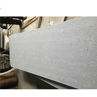 Flamed Brushed Gray Granite Tile For Wall Cladding CE Certification
