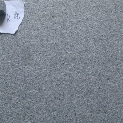 Flamed Brushed Gray Granite Tile For Wall Cladding CE Certification