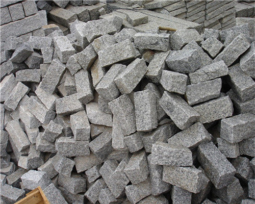Natural Silver Grey Natural Granite Paving Slab For Driveway Covering