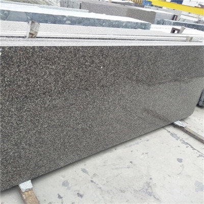 Indoor Polished Antique White Granite Slab Grooved Surface Finishing