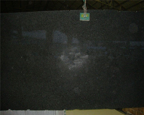 Ultra Large Natural Black Granite Floor Tiles Customized Dimension