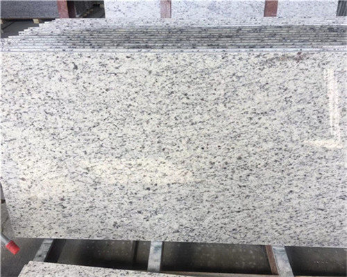 Custom Grooved Granite Stone Slabs , River White Granite Kitchen