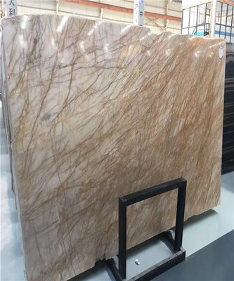 Natural Marble Stone Slab Babylon Gold Veins Recyclable Feature
