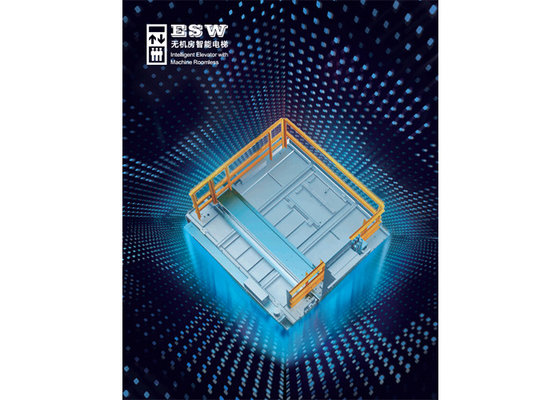 1350kg Capacity Machineless Room Elevator / Residential Elevator ESW1350-CO