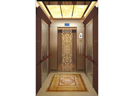 VVVF control Guangri Elevator mini machine room 1.0m/s ~ 2.5m/s Speed
