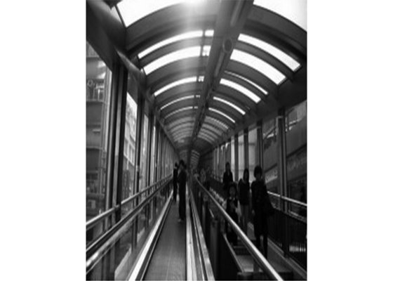 Moving Walk Escalator With high precision guide rail system , airport walkways