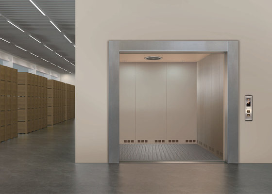 1600kg Capacity freight elevator Mirocomputer control system , Goods Elevator