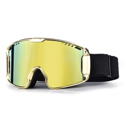 REVO lens TPU frame customized made strap snow goggles with good price
