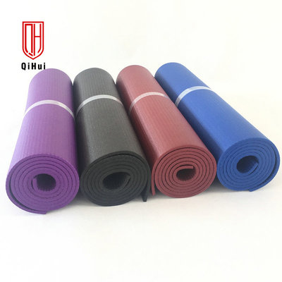PVC Non Slip Exercise Mat Roll , Free Harmful Substances Lightweight Yoga Mat