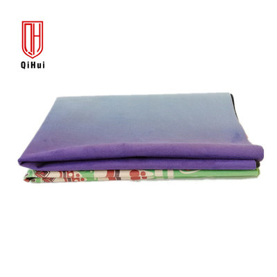 Suede yoga mat rubber flannel printed yoga mat