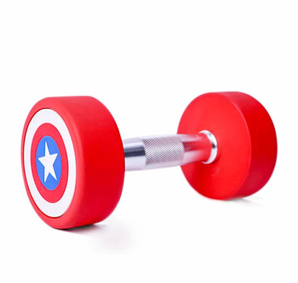 Upscale CPU Wrap Fitness Gear Dumbbells , Round Head 2.5kg / 5kg Home Gym Dumbbells