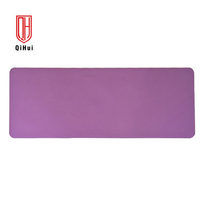 Green / Purple / Black Rubber Gym Mats , Slip Resistant Custom Yoga Mats