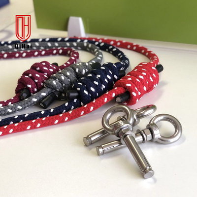 Rich Color Training Yoga Wall Rope , Safe Strong Yoga Fitness Equipment
