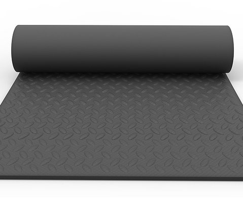 Personal Fitness Thick Treadmill Mat , Anti Sweat Treadmill Vibration Pads