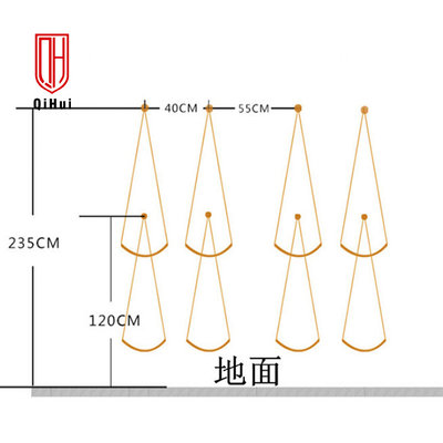Reinforced 15mm Dia Gym Yoga Equipment Yoga Rope Wall Kit For Beginner