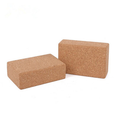 Exercise Firm Wooden Yoga Block Brick Naturally Tasteless Sweat Absorption