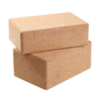 Auxiliary Breathable Yoga Block Brick Delicate Touch Clearly Visible Wood