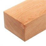 High Strength Beech Wood Block For Back Pain , Comfortable Touch Eco Friendly Yoga Blocks