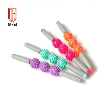 Rich Color Massage Roller Ball Stick , Blood Circulation Foam Body Roller