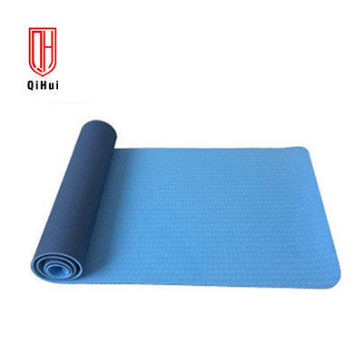 Non Toxic Custom Logo Printed Yoga Mat , Eco Friendly Recycled Yoga Mat