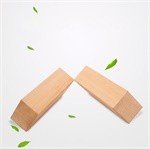 Non Slip Yoga Block Brick Natural Color Eco Friendly Custom Logo Printed