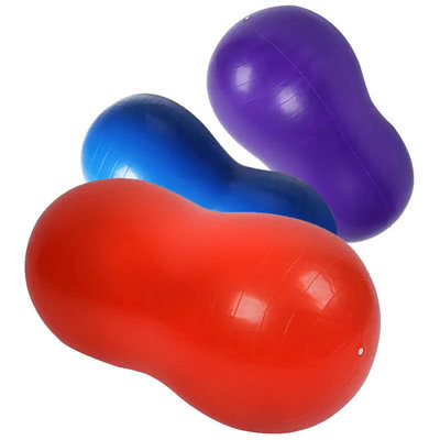 Exercise 45cm*90cm Peanut Massage PVC Yoga Balance Ball