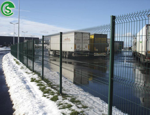 Cheap wire mesh fencing safety pvc coated welded wire school fencing