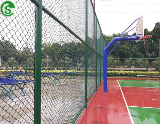 Heavy duty galvanized steel cyclone wire fencing baseball field fence USA