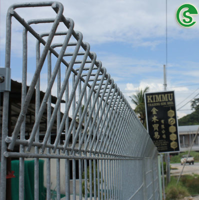 Roll Top and Bottom BRC Fence / iron fence tops / Welded Rolltop Security Fence