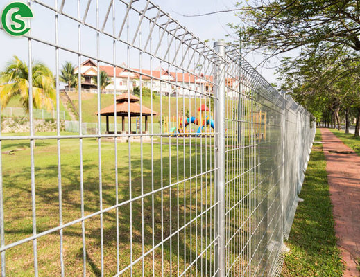 Cheap price decorative flower garden fencing panels welded wire brc security fence