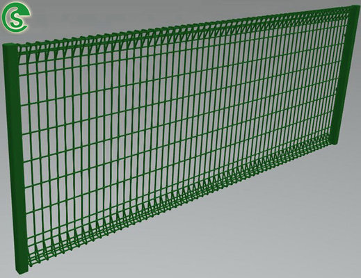 Boulevard fenceing panels powder coated white green wire brc fence indonesia