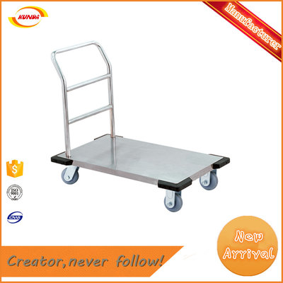 stainless steel flat cargo cart with heavy duty Kunda A-063