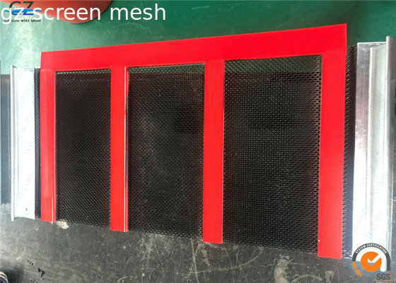 hooked metal screen mesh of 65Mn high carbon steel metal sheet for screening and crushing wear parts supplier